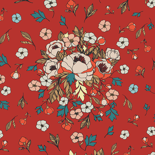 Soulmate Blooms Passion in Knit, K-38804-1, Sale - Knits, Art Gallery ...