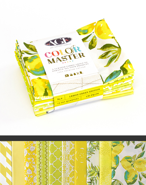 No. 6 Lemon Green Edition - FQ, CB-FQ106, Color Master, Art Gallery Fabrics