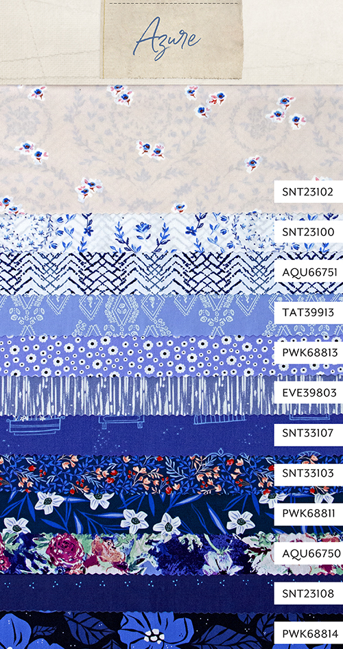 Azure Color Story, COS20400, AGF Color Stories, Art Gallery Fabrics