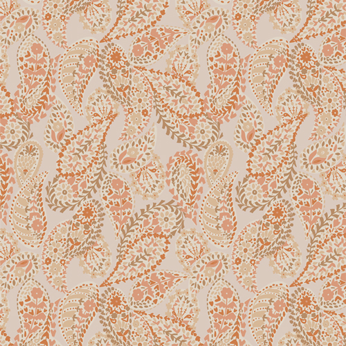 Paisley Power Desert in Flannel, F65613a, Tumbleweed, Art Gallery Fabrics
