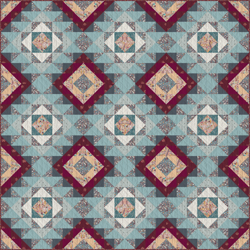 Rustic Reflections Quilt, TBWQ, Tumbleweed, Art Gallery Fabrics