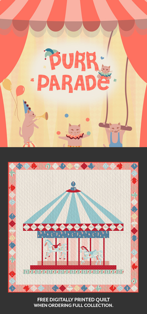 Purr Parade - Full Collection, PRPFULL10, Purr Parade, Art Gallery Fabrics