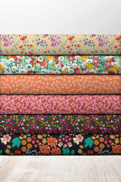 Amber Flora, CBOS-1001, Bolt Stacks, Art Gallery Fabrics