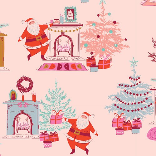 Down the Chimney Taffy, CMC-25400, Christmas in Color, Art Gallery Fabrics
